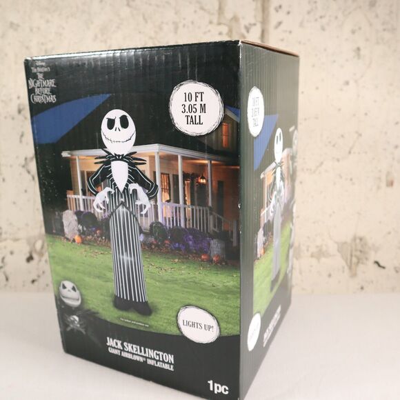 Disney | Holiday | Jack Skellington Giant Airblown Inflatable Halloween ...
